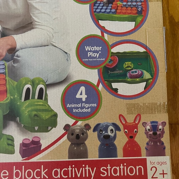 Toys | Roo Crew Kids Crocodile Block Activity Station Eco Wood 2 A New ...
